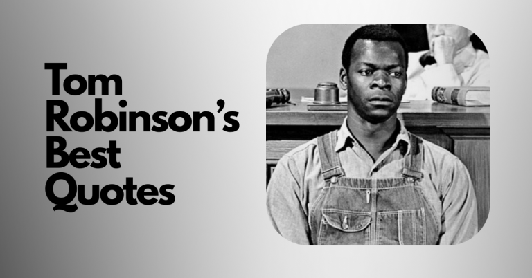 40 Tom Robinson Quotes From To Kill a Mockingbird (With Deep Analysis ...